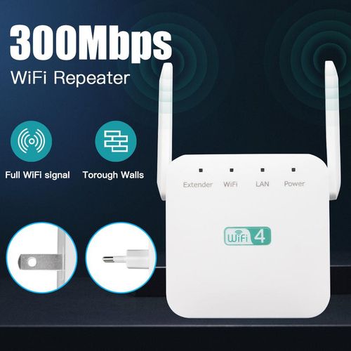 Generic 300Mbps Wireless WiFi Repeater 2.4GHz Booster Wi-Fi Amplifier ...