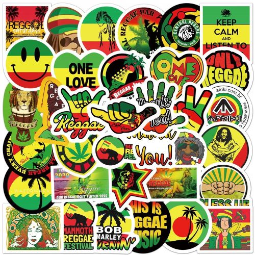 Reggae Stickers VVWV Music Stickers For Power Bank Stickers Laptop