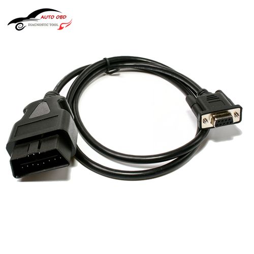 Generic 2 Cable 16 Pin To DB9 Female Serial Port RS232 Adapter ...