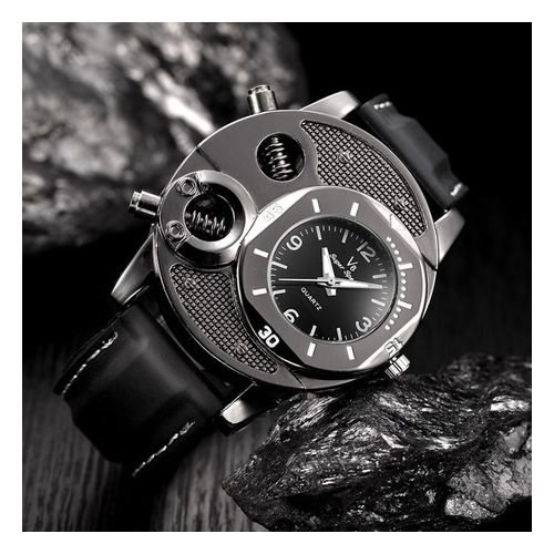 V8 Super Speed Casual Sport Men Quartz Watch-Black – Nigeria Shopping