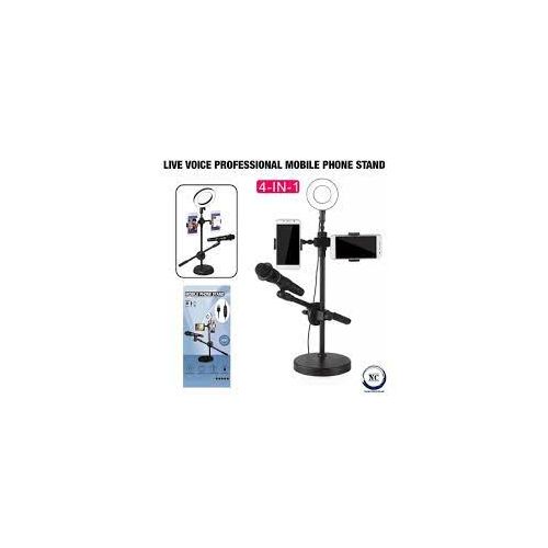 Generic 4 In 1 Live Stand Live Voice Professional LED Ring Light Lamp ...