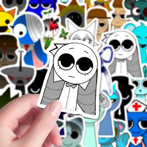 Generic Sprunki Stickers Set Sprunki Incredibox Stickers Sprunki Wenda ...