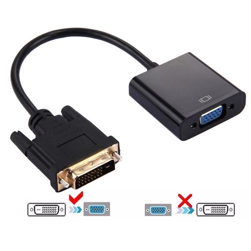 Generic DVI-D 24+1 Pin Man To VGA 15 Pin HDTV Adapter Converter | Jumia ...
