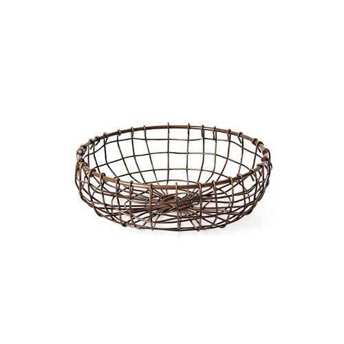 Generic Fruit Bowl Rustic Table Centerpiece Round Shape Iron Wire ...