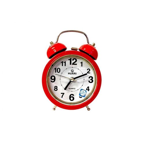 Generic Twin Bell Quartz Analog Alarm Clock - Red | Jumia Nigeria