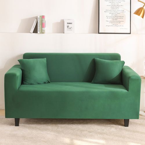 Generic 2 Seater Modern Sofa Covers Purity Couch Seat Protector One Pillow CaseCouch Decor Home Living Room Dark Green Jumia Nigeria