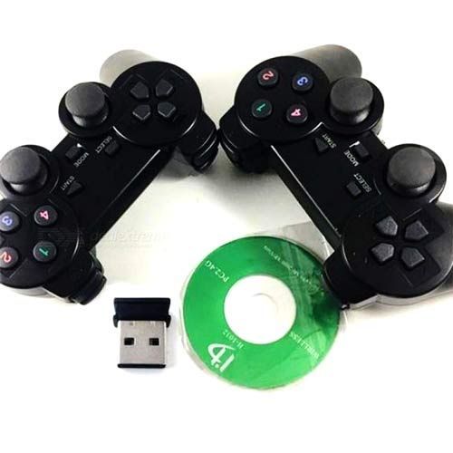 Usb Twin Wireless Vibration Controller Wireless Pc Game Pad Controller ...
