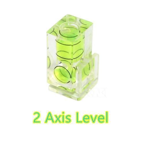 Generic Universal 3-Axis Hot Shoe Fixed Bubble Spirit Level 3d Spirit ...