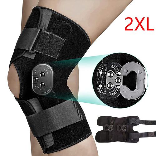 Generic Hinged Knee Brace Adjustable Knee Support with Side Stabilizers ...