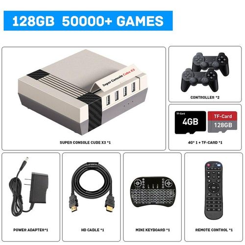 Generic Retro Video Game Console Super Console Cube X3 With 60000 Game