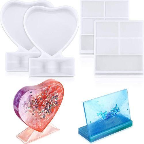 Generic Resin Photo Frame Molds,Rectangle Frame Mold Heart Shaped ...