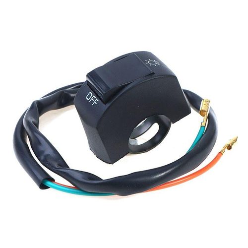 Generic 22mm On/off Motorcycle Switch Push Button 12v Button Handlebar ...
