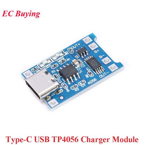 Generic 5pcs Type-C Usb 5v 1a 18650 Tp4056 Lithium Charger Module ...
