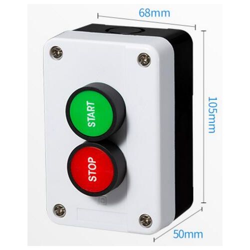 Generic Start Stop Self Sealing Waterproof Button Switch Emergency Stop ...