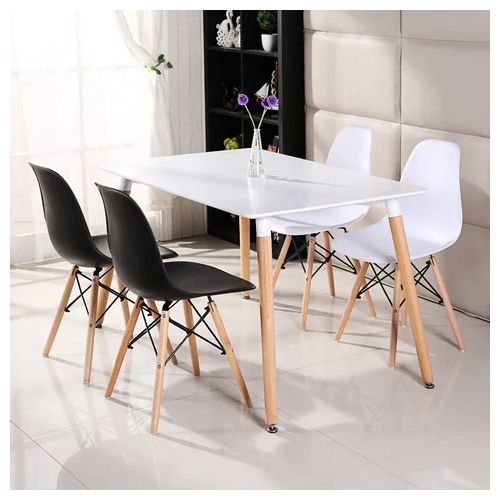 Generic RECTANGULAR Beechwood Dining Table With 4 Sitting Chairs Jumia Nigeria