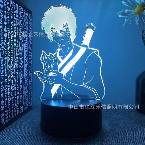 Generic Avatar The Last Airbender Aang 3d Led Lamp For Bedroom Night ...