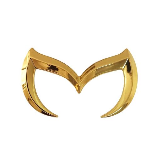 Generic Gold Evil M Logo Emblem Badge Decal for Mazda All Model Car ...