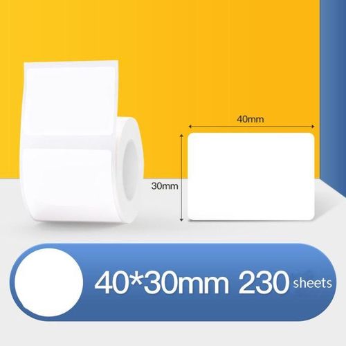 Generic Thermal Label Paper, Size: 40x30mm 230 Sheets | Jumia Nigeria