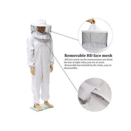 Generic Pro Beekeeping Protective Equipment Veil Bee Keeping Full Body ...