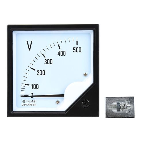 Generic Square Panel Voltage Meter Analog Voltmeter AC 0-500V F | Jumia ...