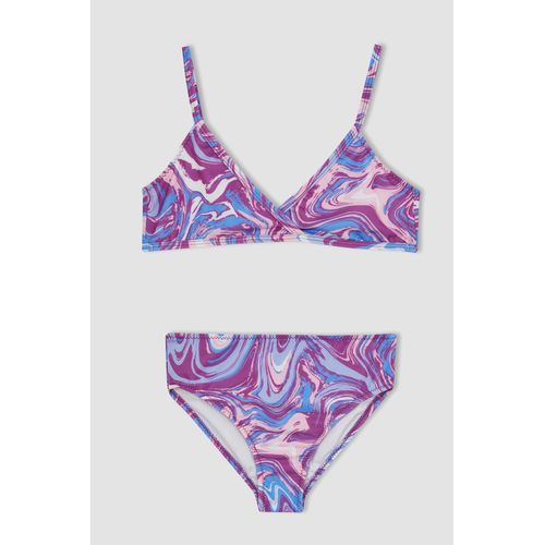 Defacto Girl Special Collection Regular Fit Woven Bikini Purple
