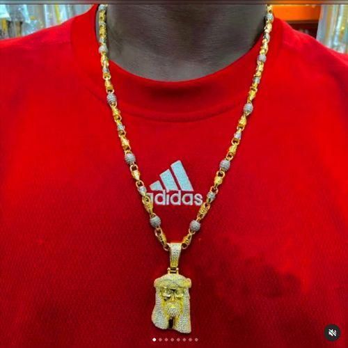 Fashion Gold Plated Simple And Unique Zirconia Chain Plus