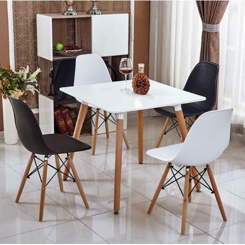 Generic Beechwood Restaurant Dining Table 4 Dining Chairs Jumia Nigeria
