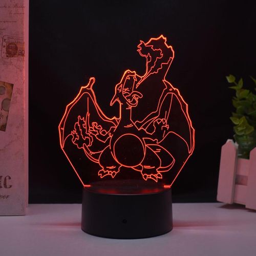 Generic Pokemon Gengar Haunter Gastly 3D Lamp Anime LED Night USB Color ...