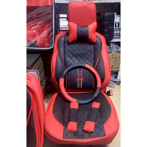 Generic Universal Car Seat Cover Saloon sedan SUV Red And Black Jumia Nigeria