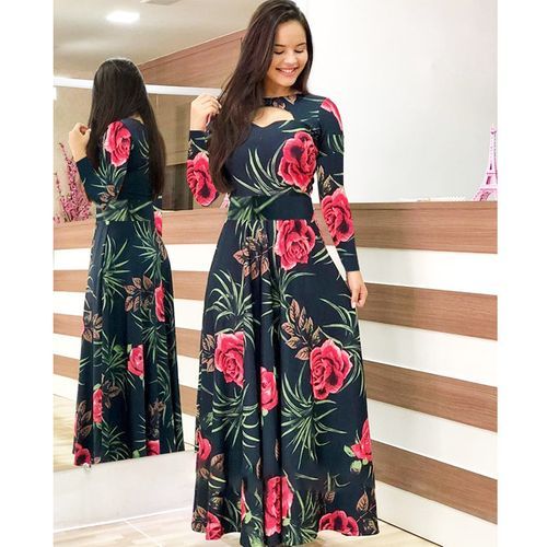 24 7 FASHION Digital Dress Style Swing Dress-As Shown | Jumia Nigeria