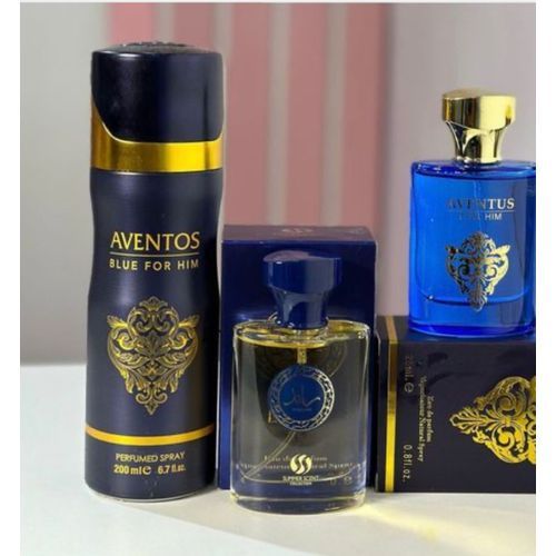 Summer Aventus For Him EDP, Natural Spray 25ml And Raed Luxe 25ml With ...