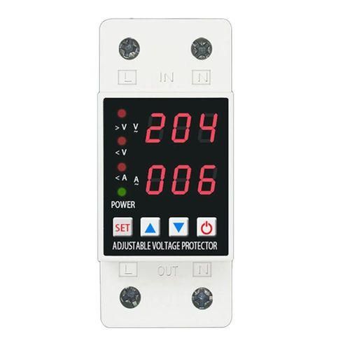 915 Generation Din Rail Dual Display Adjustable Over Voltage Current ...