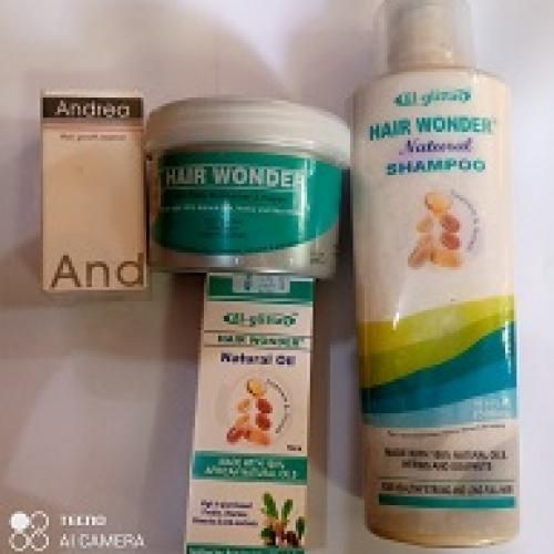 El Glittas Hair Wonder Oil + Hair Wonder Shampoo + Hair Wonder Cream ...