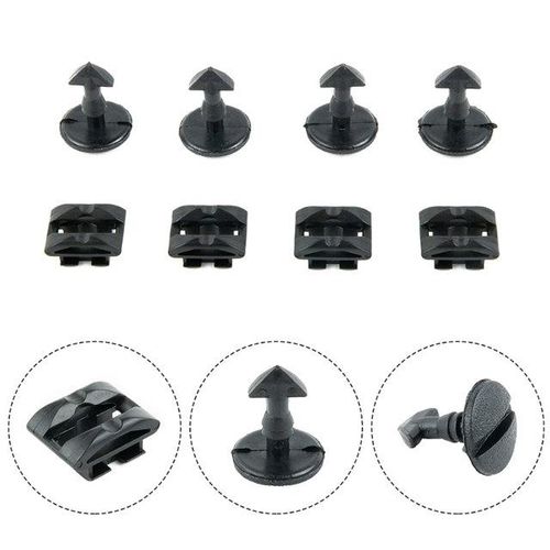 Generic 8pcs Interior Rear Bumper Turn Lock Twist Clip Tow Cover For ...