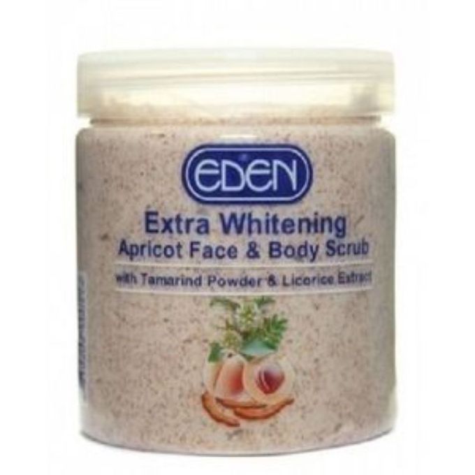 Eden Extra Whitening Apricot Scrub For Face And Body