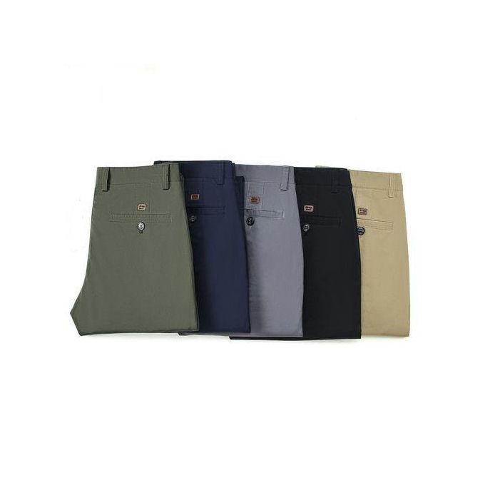 Fashion 5 In1 Quality Chinos Trouser For Men