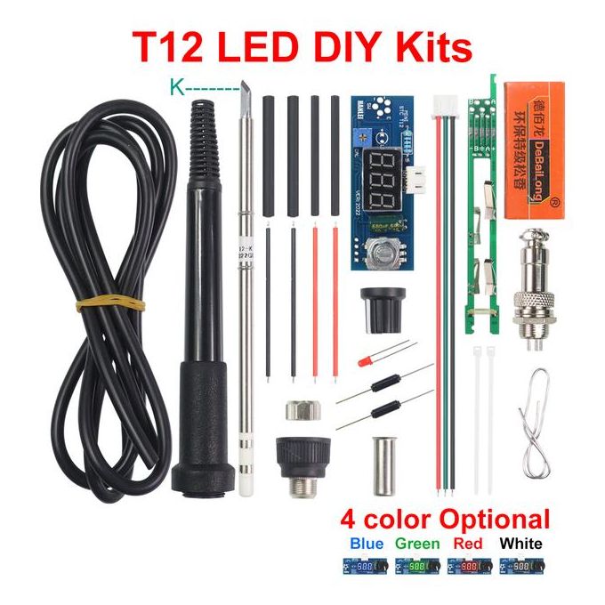 Generic Electric Unit Digital Soldering Station Temperature Controller Kits For Hakko T12 Handle Diy Kits W Led Switch Jumia Nigeria