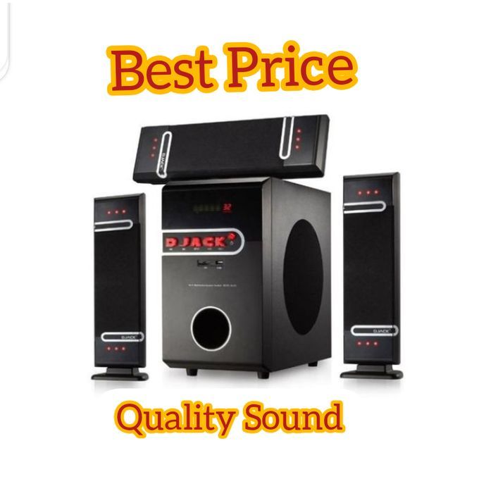 Djack -D3L BT Home Theater With Remote Control - Black