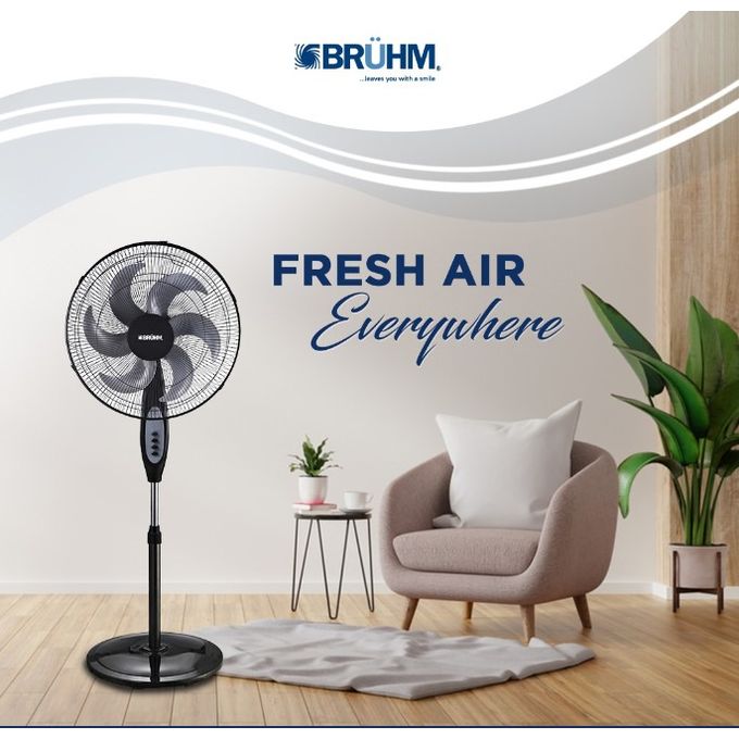 Bruhm 18" Inches Standing Fan BES-18EB