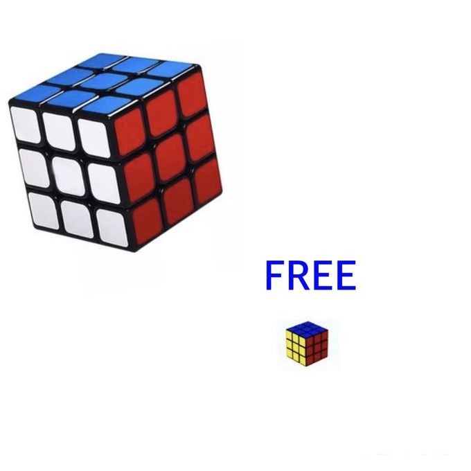 Generic 2 In 1 Rubíks Cube 3x3 - Multicolour - (Father And Son Pack ...