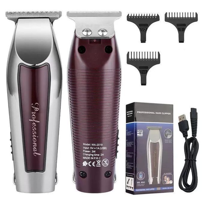 Generic Professional Cordless Hair Clipper & T-Blade Trimmer - USB ...