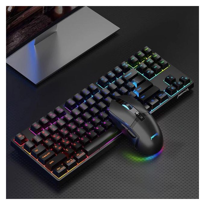 MONKA G10 Wired Gaming Mouse, Black - Vibe Gaming