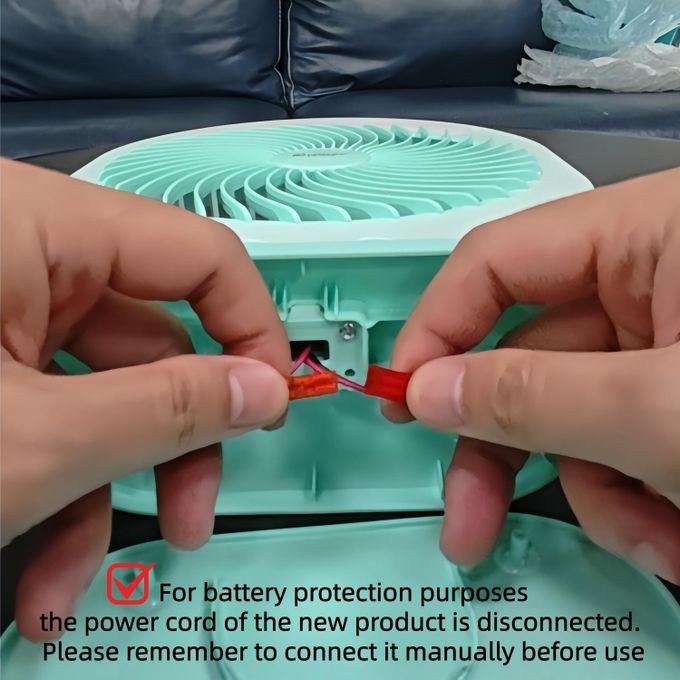 Kamisafe Rechargeable LED Multi-Functional Fan.4500mAh.Up to 12 Hours ...