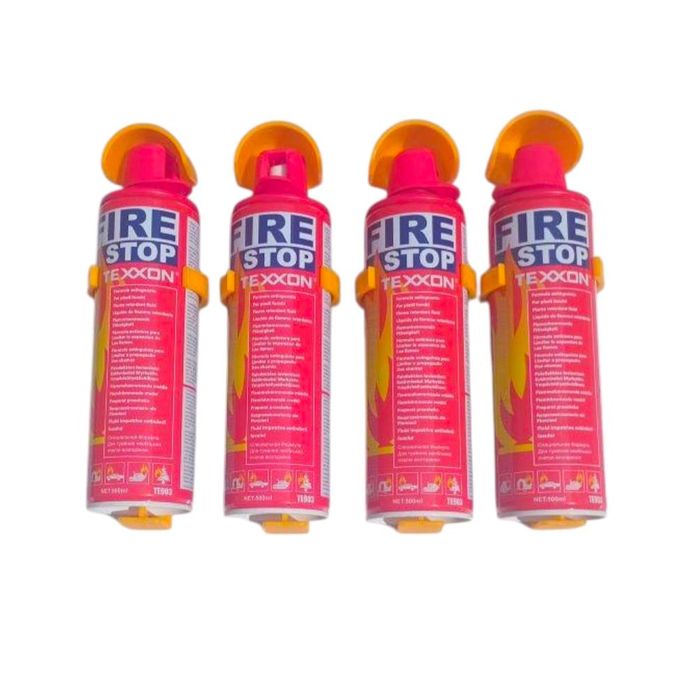 Texxon 4 PCS FIRE EXTINGUISHER, FOAMING FIRE STOP FOR CARS, HOMES ...