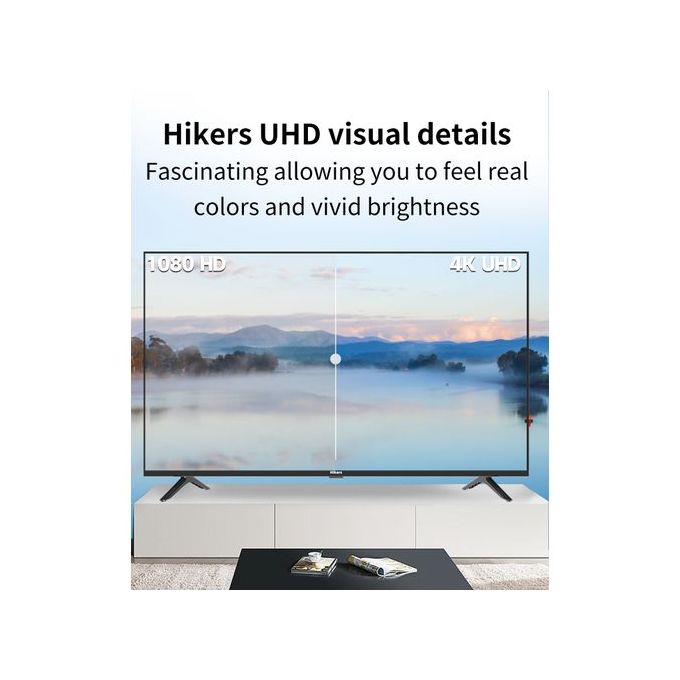 Hikers 50'' Inch Frameless Android Smart 4K LED TV-Black+12 Months ...