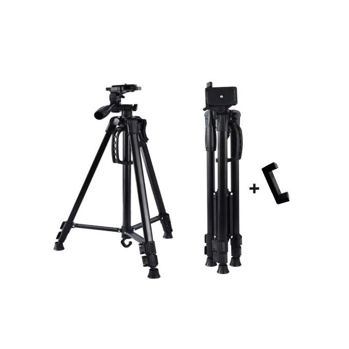Generic 3366 Tripod For Camera And Phone With Phone Holder