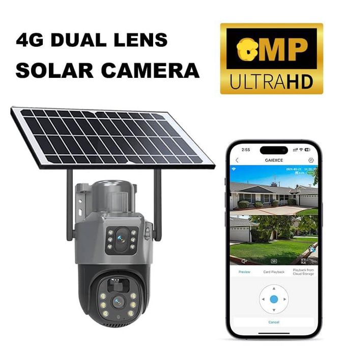 Generic HIGH QUALITY DUAL LENS SOLAR-POWERED AUTO_TRACKING 4G ...