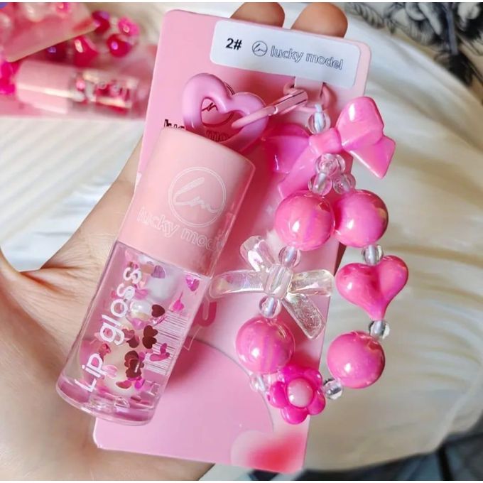 3Q beauty Lucky Model Beautiful Lip Gloss -1 Piece.