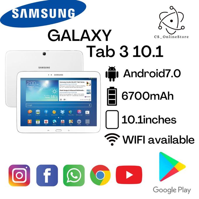 Samsung Android tablet- Galaxy Tab 3 (GT- P5200/210) 5G WIFI 10.1 inch ...