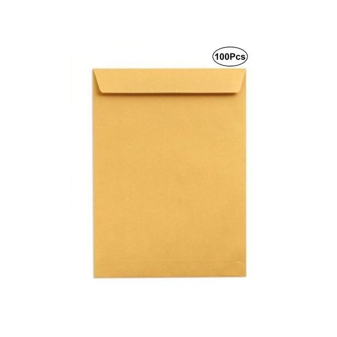 Generic Quality A4 Brown Envelopes (Self Seal) - 100Pcs
